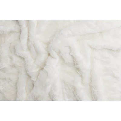 Katy fold 230 x 160 cm - Hvit fuskepels - SALG -14% - 1795 ...