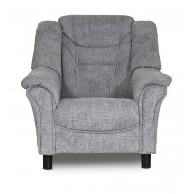 Elvte lenestol i lys grått stoff - 3695,- - Lenestoler i stoff ...