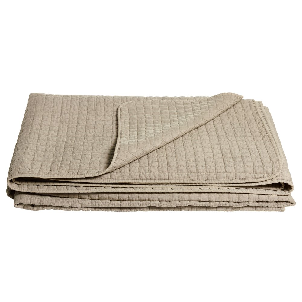 Sengeteppe Stonewash 270x180cm - Beige - 869 NOK - Trendrom.no